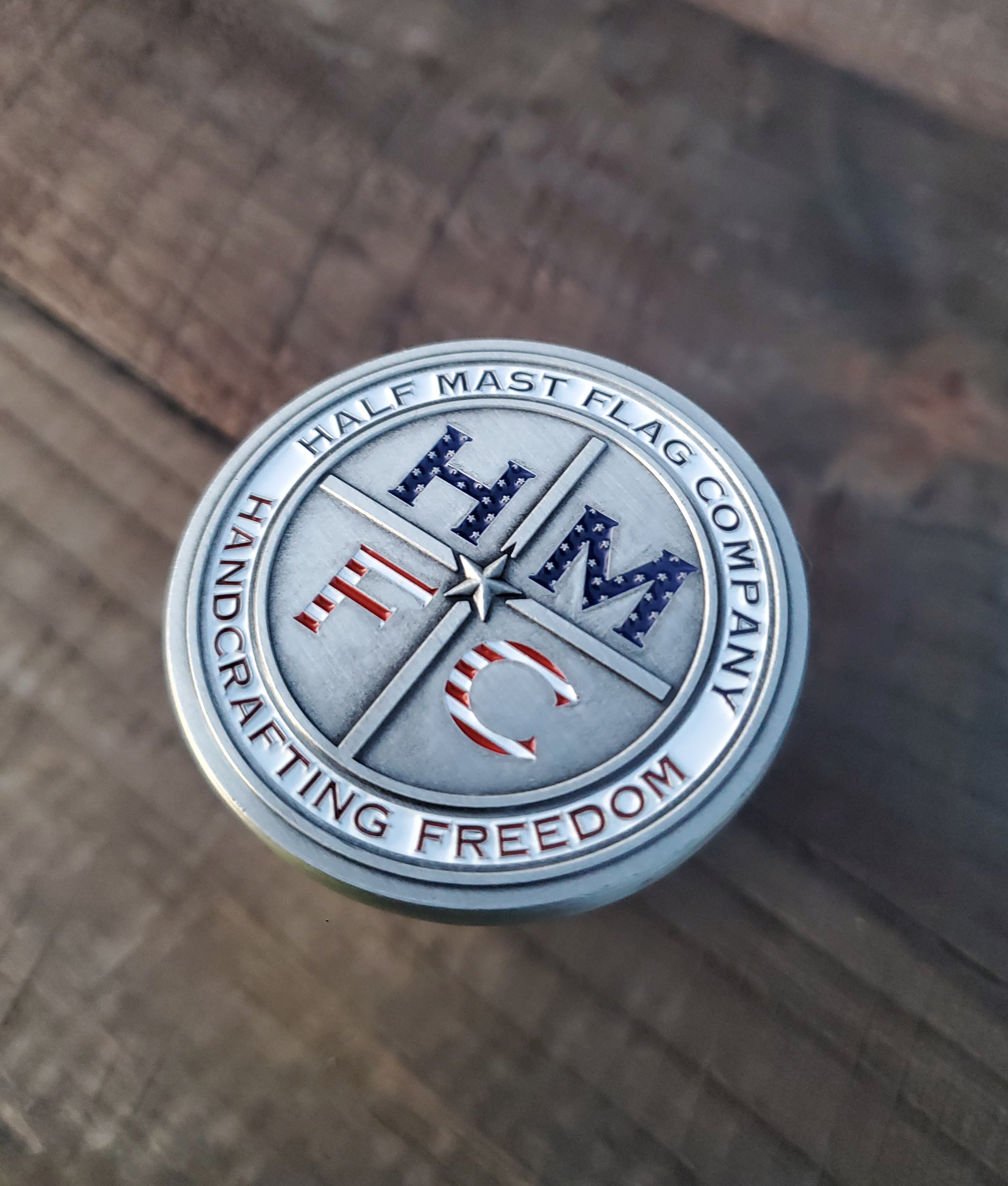 HMFC Challenge Coin – Half Mast Flag Company